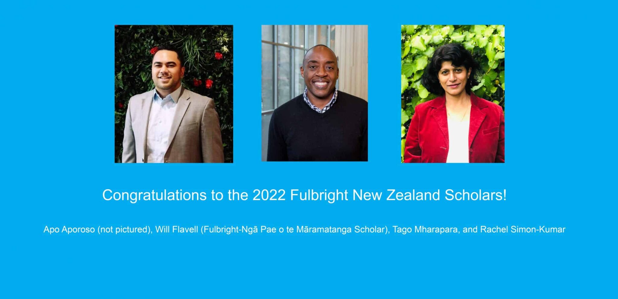 Congratulations to the 2022 Fulbright NZ Scholars! - Fulbright New Zealand
